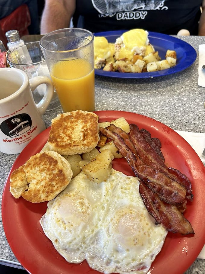 The breakfast platter that answers the eternal question: "Why choose one when you can have it all?"