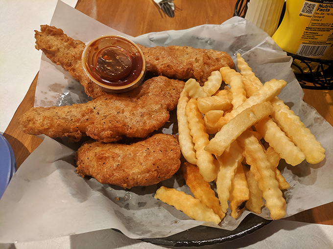 Chicken tenders that actually live up to their name &ndash; tender inside, audibly crunchy outside, and impossible to stop eating.