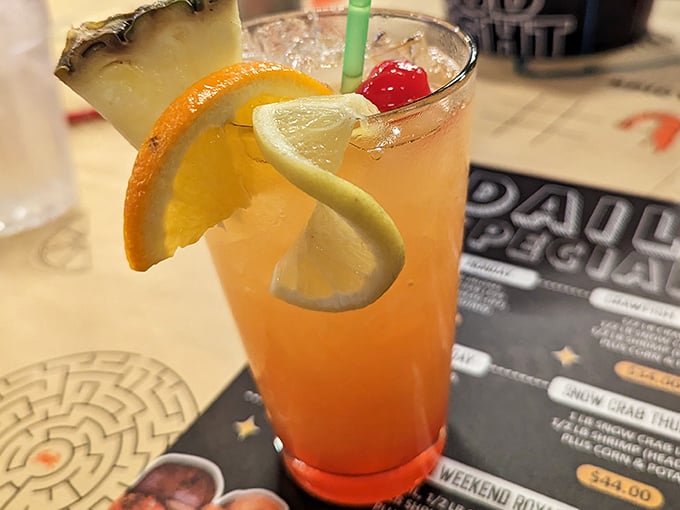 Their tropical cocktail doesn't just quench thirst—it transports you from prairie to paradise with each sip.