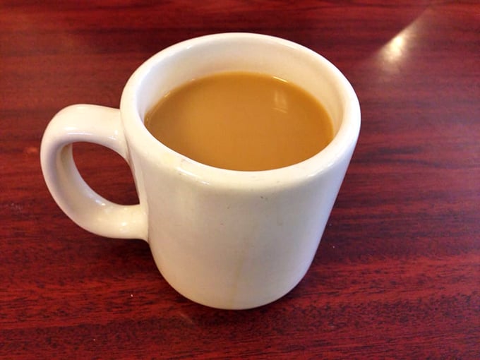 The humble diner coffee mug&mdash;unassuming yet heroic, like the Clark Kent of breakfast vessels. Contains liquid motivation.