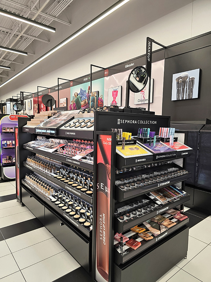 Sephora's makeup kingdom, where even the most cosmetically challenged can find their perfect shade among the rainbow of beauty possibilities.