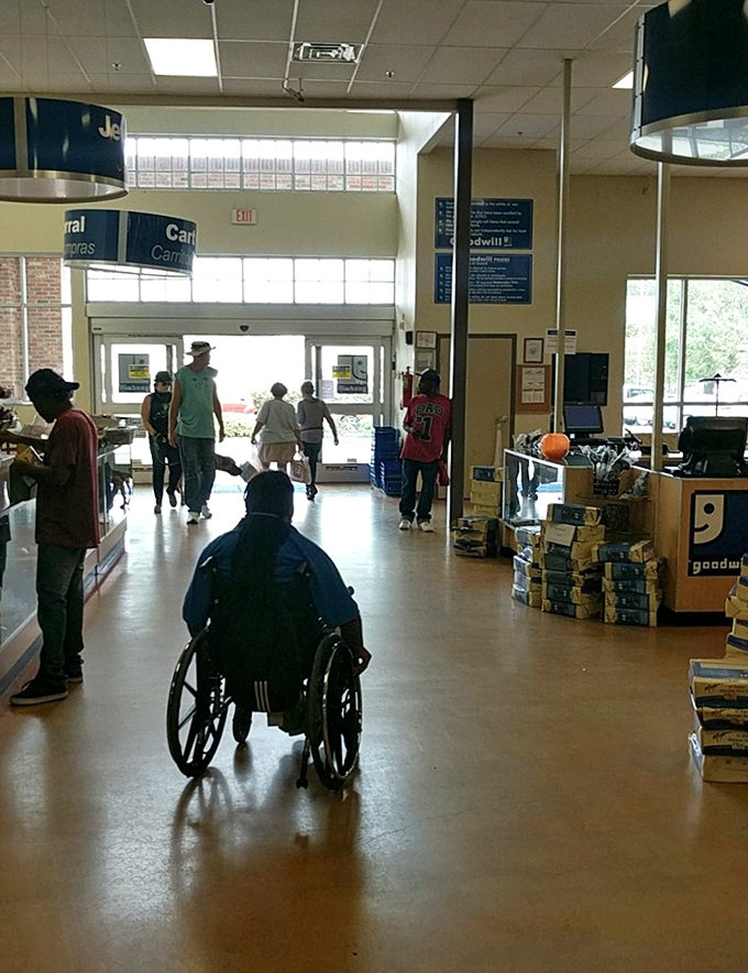 The diverse community that Goodwill serves comes together under one roof, where shopping and service create a uniquely New Orleans experience.