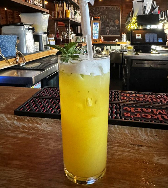This refreshing yellow concoction is what happens when lemonade grows up and decides to get fancy. The perfect counterbalance to all that smoky meat.