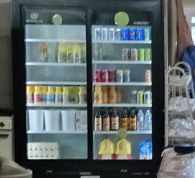 The drink cooler&mdash;because even paradise needs proper hydration. After all, you'll need something to wash down those heavenly pastries.