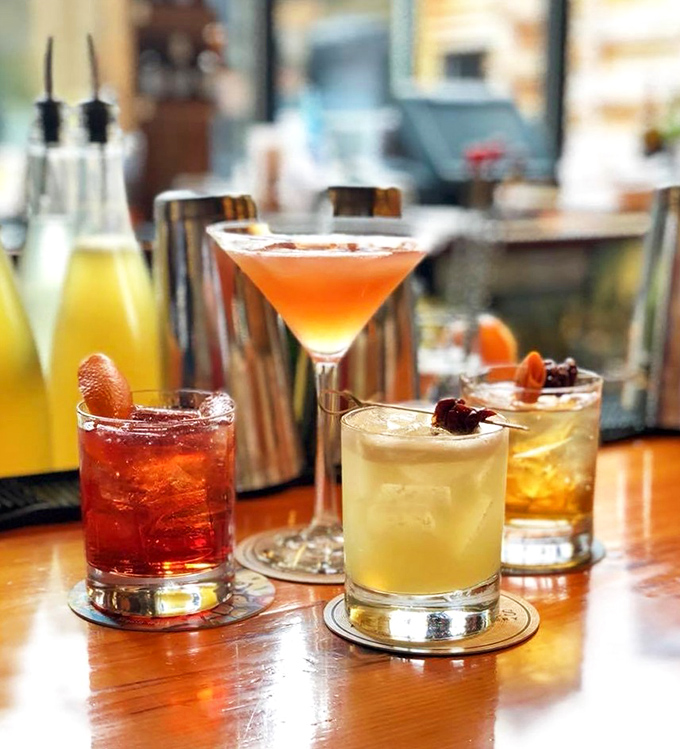Cocktail artistry at its finest&mdash;each glass contains not just a drink but a carefully crafted experience that pairs perfectly with everything on the menu.
