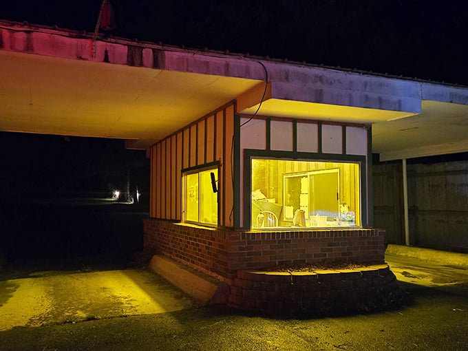 That little ticket booth has seen countless movie nights roll through, each one creating memories that last longer than the films.