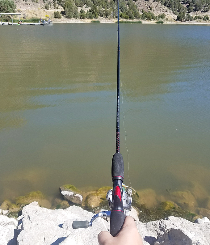 The ultimate patience game: Fishing at Eagle Valley Reservoir – where "catching something" might mean a trout or just a moment of perfect peace.