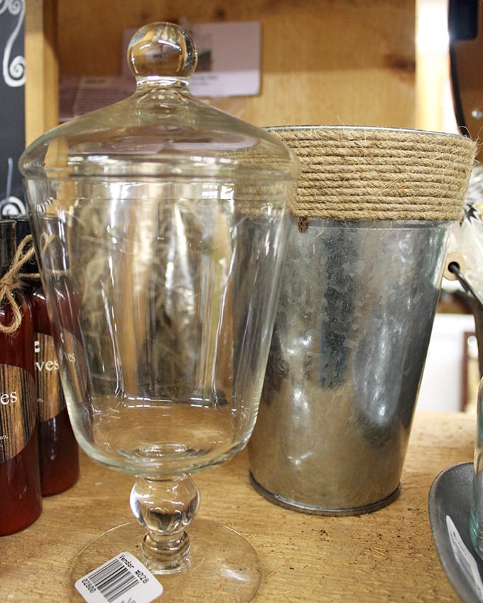 Crystal clear elegance from another era. This apothecary jar once held something special&mdash;now it waits to become the crown jewel of someone's collection.