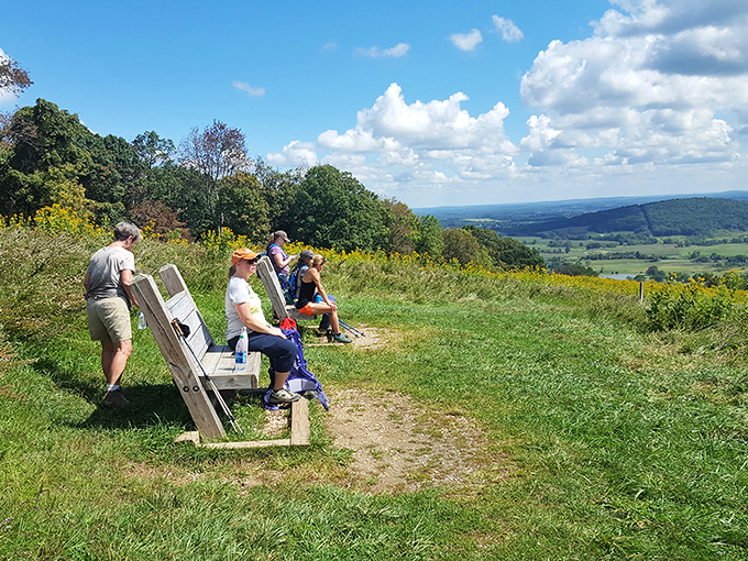 These hikers discovered what happens when you trade your remote control for actual remote vistas.