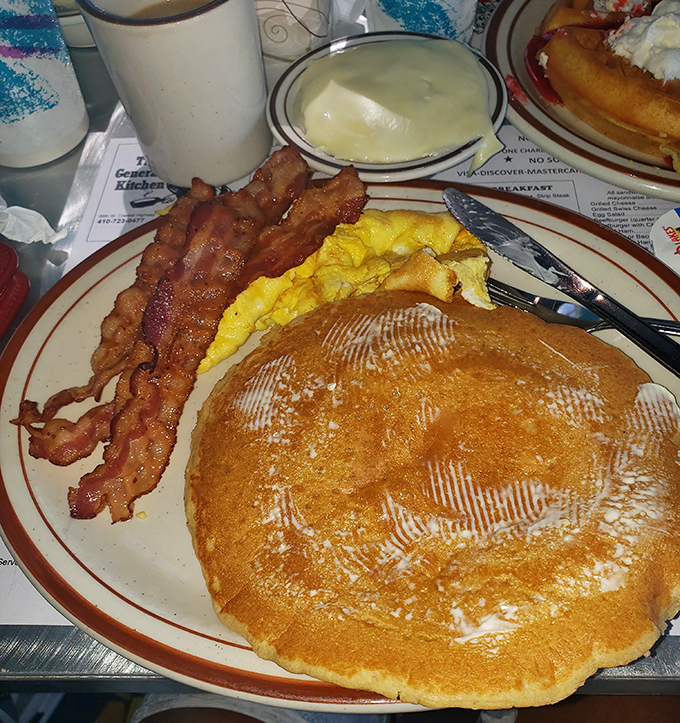 Golden pancakes with the perfect balance of fluff and structure&mdash;the kind that make you wonder why breakfast can't be an all-day affair.