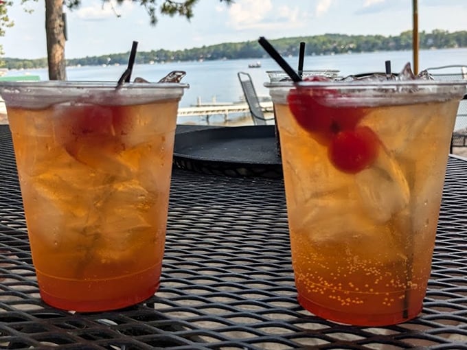 Old Fashioneds on the patio &ndash; where Wisconsin's favorite cocktail meets its natural habitat: lakeside sunset views.