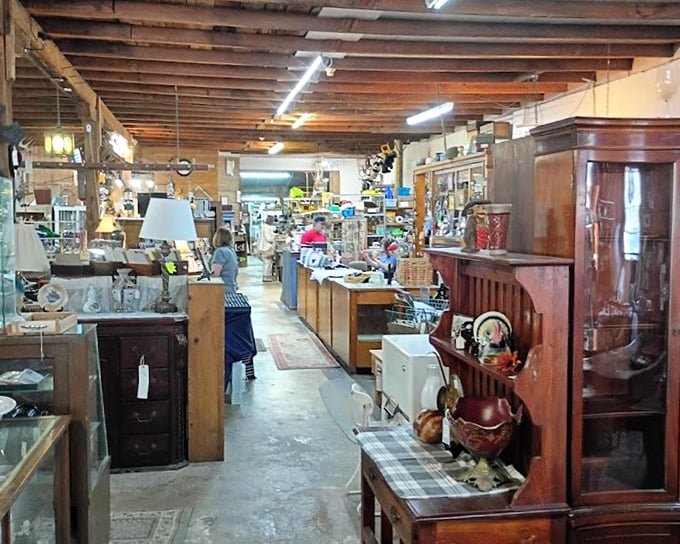 The organized chaos of antique shopping at its finest &ndash; where time slows down and discovery becomes an adventure.