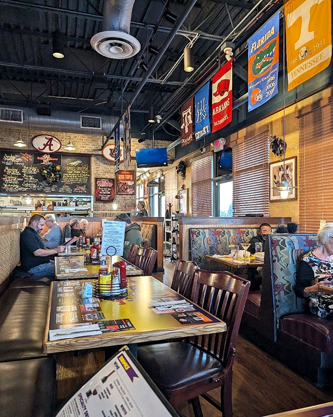 The dining room buzzes with that perfect restaurant energy&mdash;part neighborhood hangout, part special occasion destination.