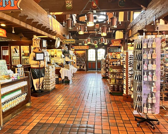 The gift shop feels like stepping into a time machine where Danish kitsch meets California cool. Your wallet doesn't stand a chance.