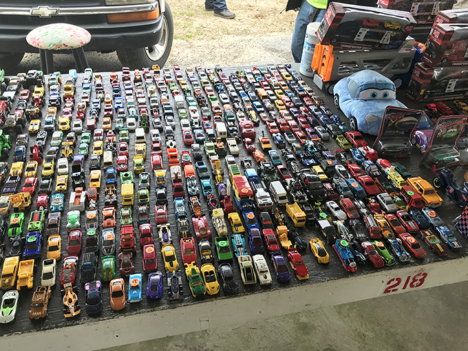 Honey, I shrunk the car collection! This miniature automotive museum would make any collector's heart race faster than a Hot Wheels down a track.