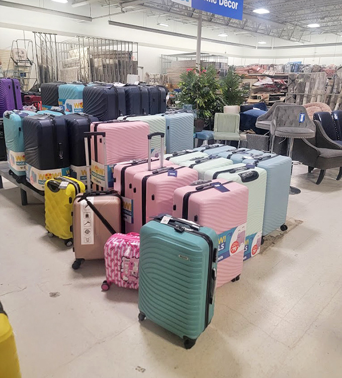 Luggage that stands out on the carousel and stands up to travel. Your next adventure starts with these candy-colored suitcases.