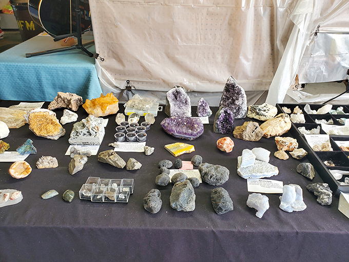 Nature's jewelry box spilled open&mdash;crystals and minerals that somehow look more valuable than what's in most engagement rings.