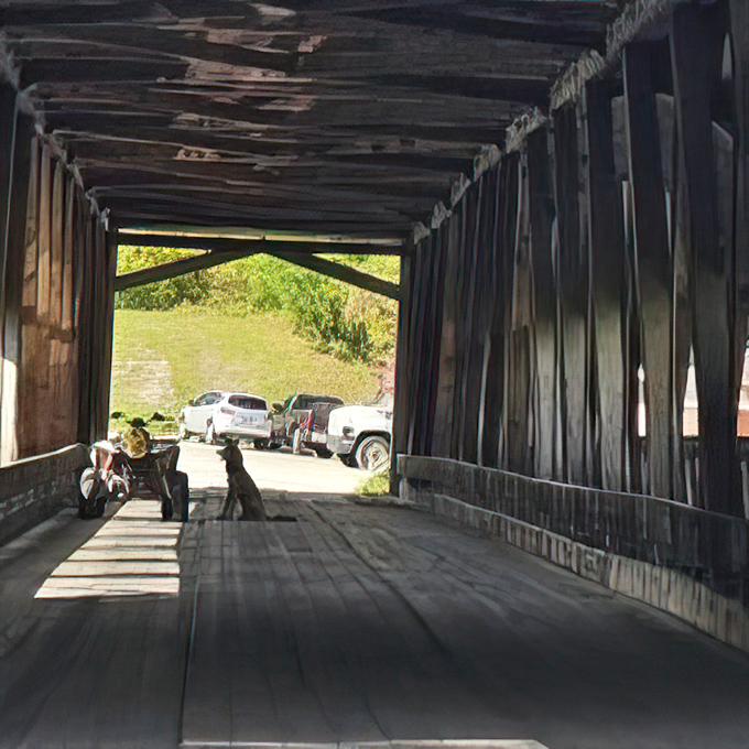 Even on cloudy days, the bridge's interior reveals the genius of 19th-century engineering&mdash;no computer models, just human ingenuity and hand tools.