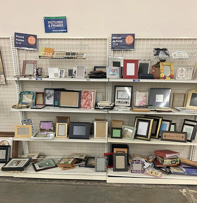 Picture frames galore! Find the perfect home for family photos or that art degree you're still paying off.