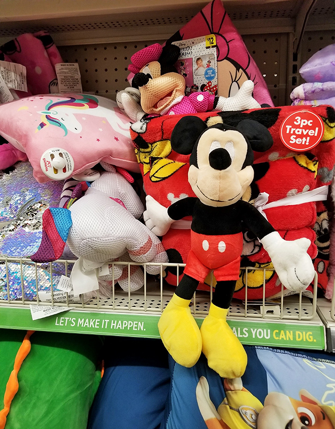 Mickey and friends at prices that won't have you squeaking in protest. These plush pals bring Disney magic without the theme park price tag.