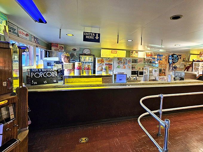 Behind this counter, popcorn isn't just a snack&mdash;it's an aromatic ritual that's been perfected since before Netflix was even a concept.