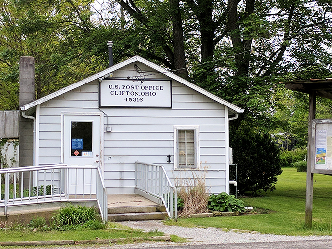 Possibly America's cutest post office, this humble white building handles mail with the same personal touch that defines small-town living.