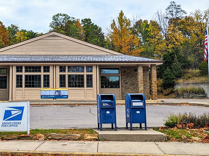 Even Nashville's post office looks like it belongs in a Hallmark movie. Those blue mailboxes have probably seen more handwritten letters than your average metropolitan neighborhood.