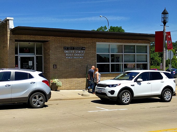 Even the post office in New Glarus has a story to tell&mdash;where mailing a postcard becomes part of the vacation experience itself.