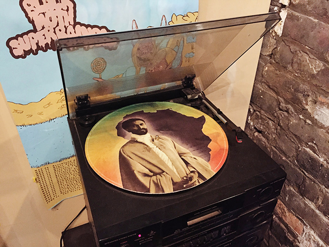 That colorful vinyl record player isn't just equipment&mdash;it's a portal to an era when album art was king and listening required a commitment.