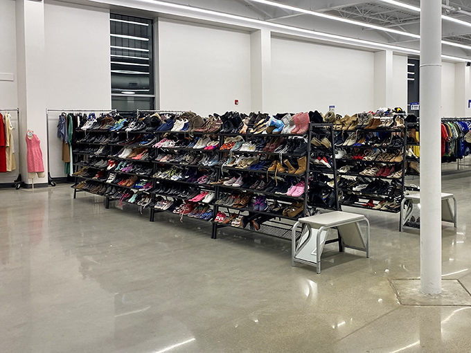 Shoe heaven stretches as far as the eye can see&mdash;a footwear fantasyland where your perfect pair waits patiently for discovery.