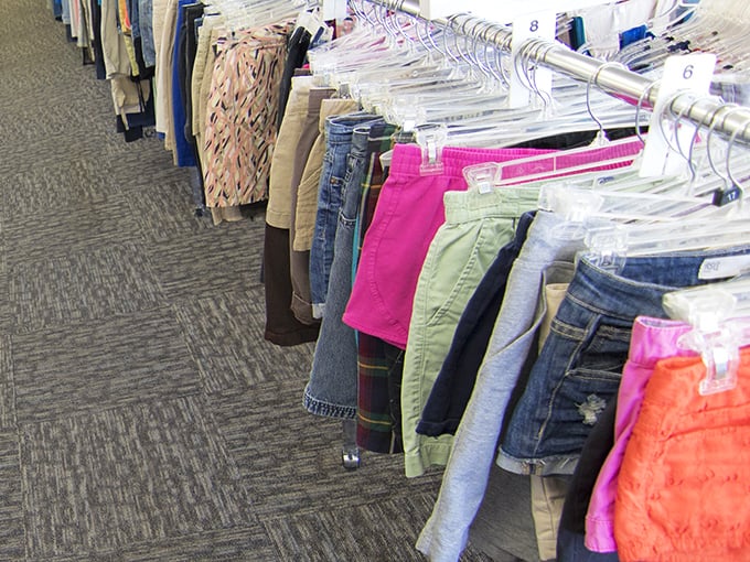 A kaleidoscope of shorts and pants&mdash;from faded denim to that shocking pink pair someone bought on vacation and never had the courage to wear.