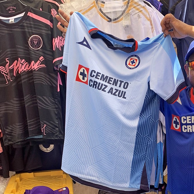 Soccer passion on display! These jerseys tell stories of loyalty that transcend borders, much like my love for a good taco.