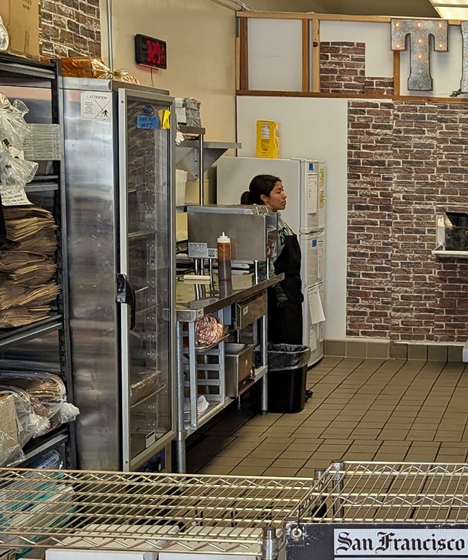 Where barbecue magic happens behind the scenes. The kitchen may be small, but the flavors it produces are anything but.