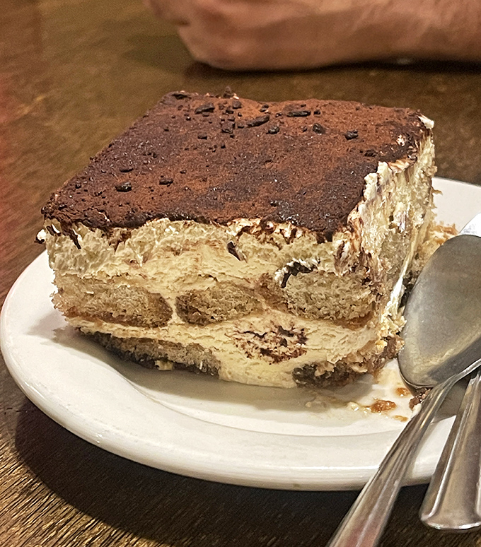 Tiramisu that strikes the perfect balance between coffee, cream, and cocoa. Dessert architecture at its finest, built layer by delicious layer.