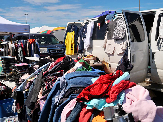 Fashion archaeology at its finest&mdash;dig through these textile layers to unearth vintage denim or that perfect jacket someone else foolishly discarded.