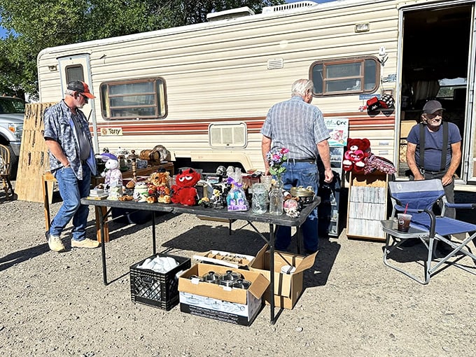 Treasure hunting headquarters! One person's "I don't need this anymore" becomes another's "I can't believe I found this!"