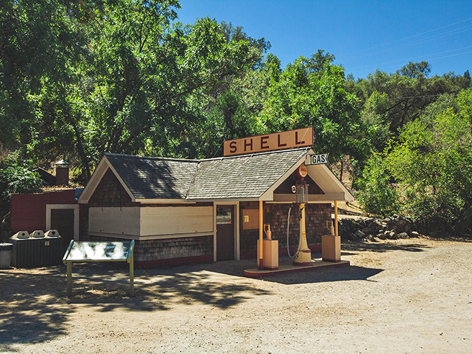The visitor center, housed in this restored 1920s Shell station, proves that even gas stations can get a second act in life.