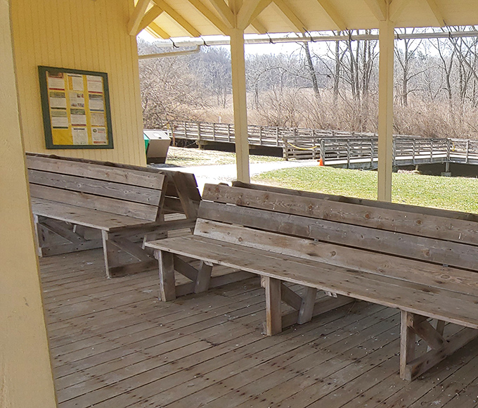Morning light dances across the water, turning the Cuyahoga into liquid gold. Moments like these make early risers feel smugly justified.
