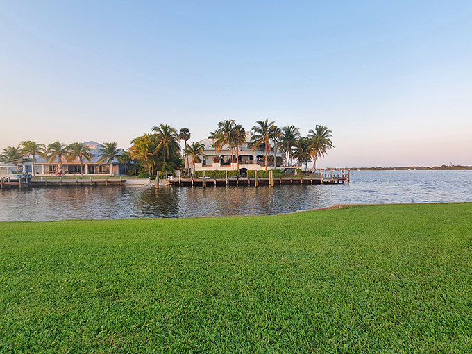 Waterfront homes where residents wake up wondering, "Should I fish off my dock or just stare at the water today?"