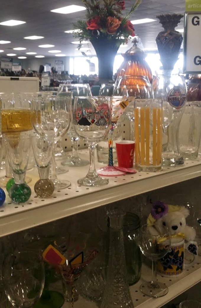 Glassware that once toasted special moments now waits for new celebrations&mdash;each crystal telling stories of dinners past.