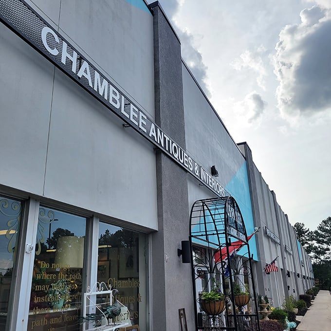 Chamblee's modern exterior belies the treasure trove of history inside. This is where sophisticated bargain hunting happens.