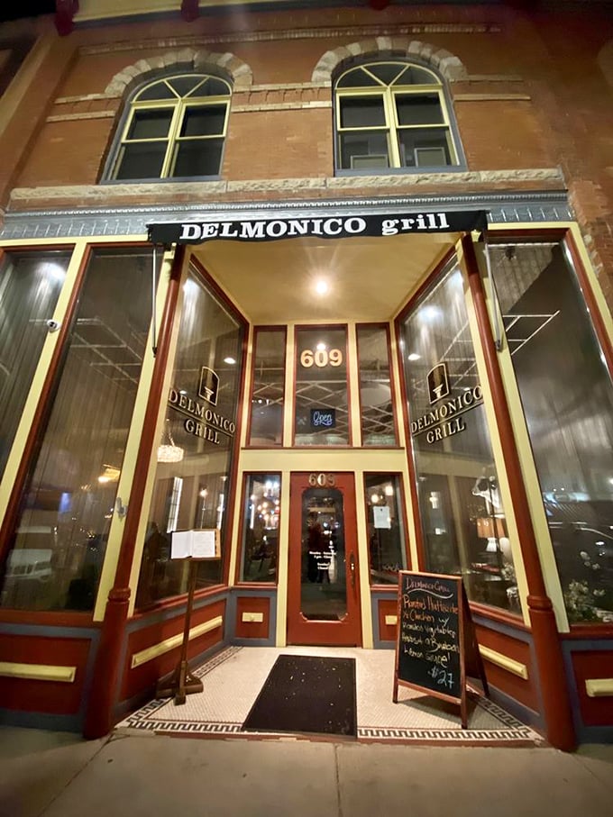 Delmonico Grill's historic brick fa&ccedil;ade has witnessed decades of Rapid City history&mdash;and countless perfect dinner dates.