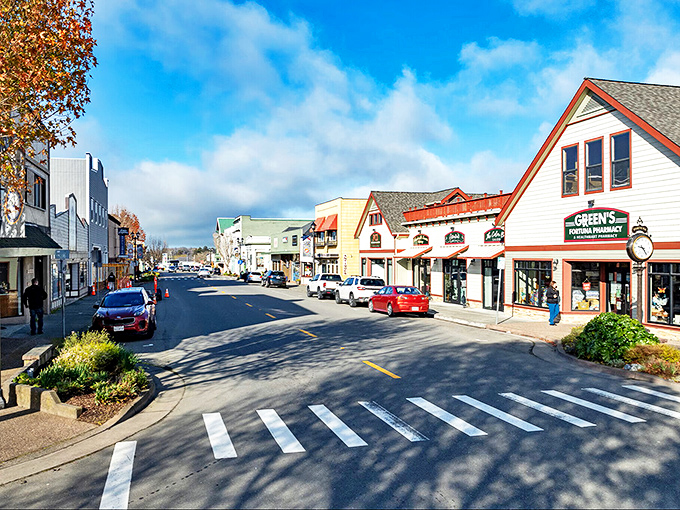Downtown Fortuna offers that rare small-town magic where finding a parking spot isn't a competitive sport requiring strategy and patience.