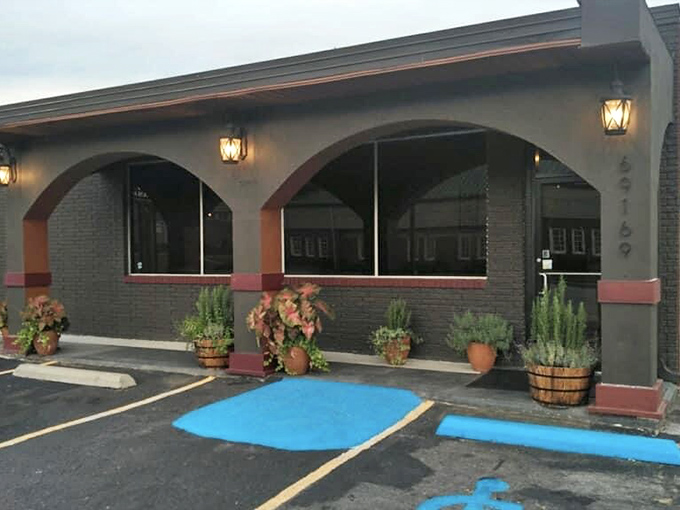 Fuego's understated exterior with its arched windows and planters offers a warm welcome. Don't judge this steakhouse by its cover!