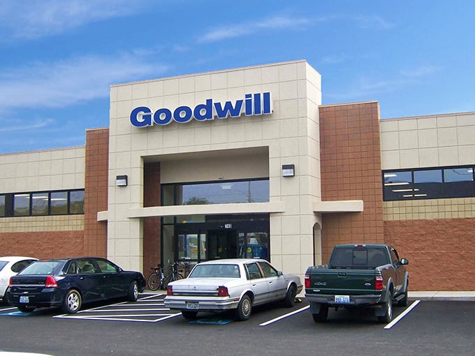 This modern Goodwill looks more department store than donation center&mdash;thrifting has definitely gone upscale!