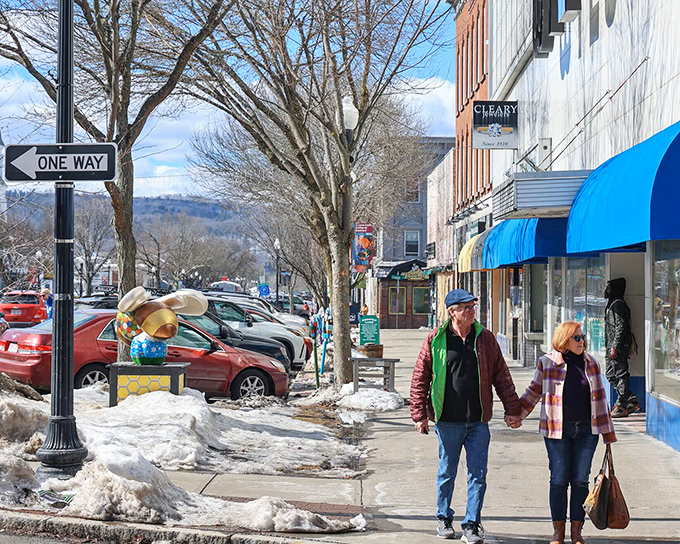 Greenfield's historic downtown invites window shopping and people-watching – two of retirement's finest free activities.
