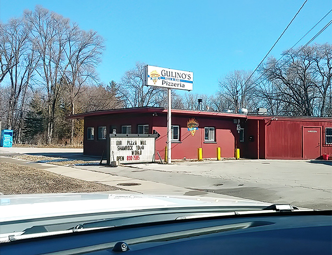 Gulino's modest red building proves great pizza doesn't need fancy digs &ndash; just passion, tradition, and a really hot oven.