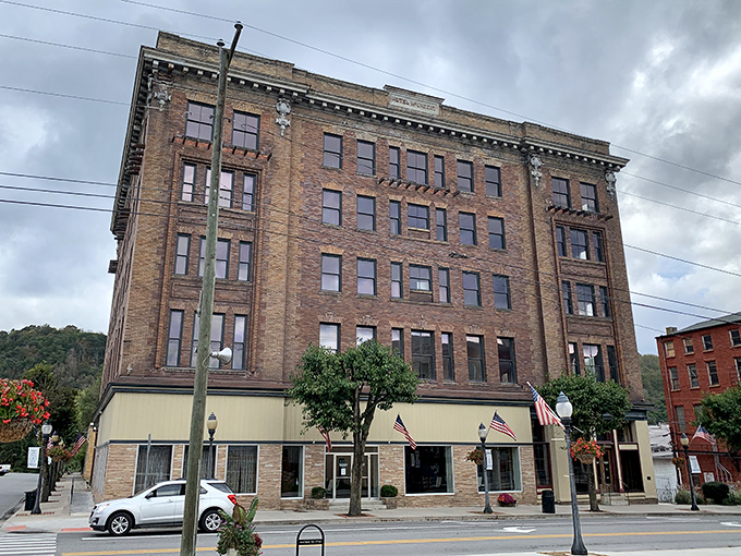 This brick beauty stands proud, reminding us when buildings were constructed to last for generations.