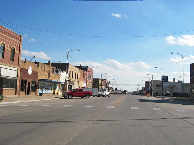 Hoisington's distinctive architecture and wide main street offer a glimpse into small-town living where your Social Security check feels suddenly substantial.