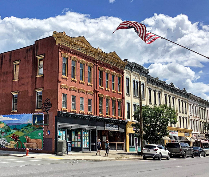 Honesdale's historic downtown features buildings that have watched over the town since the days of coal barges and steam engines.
